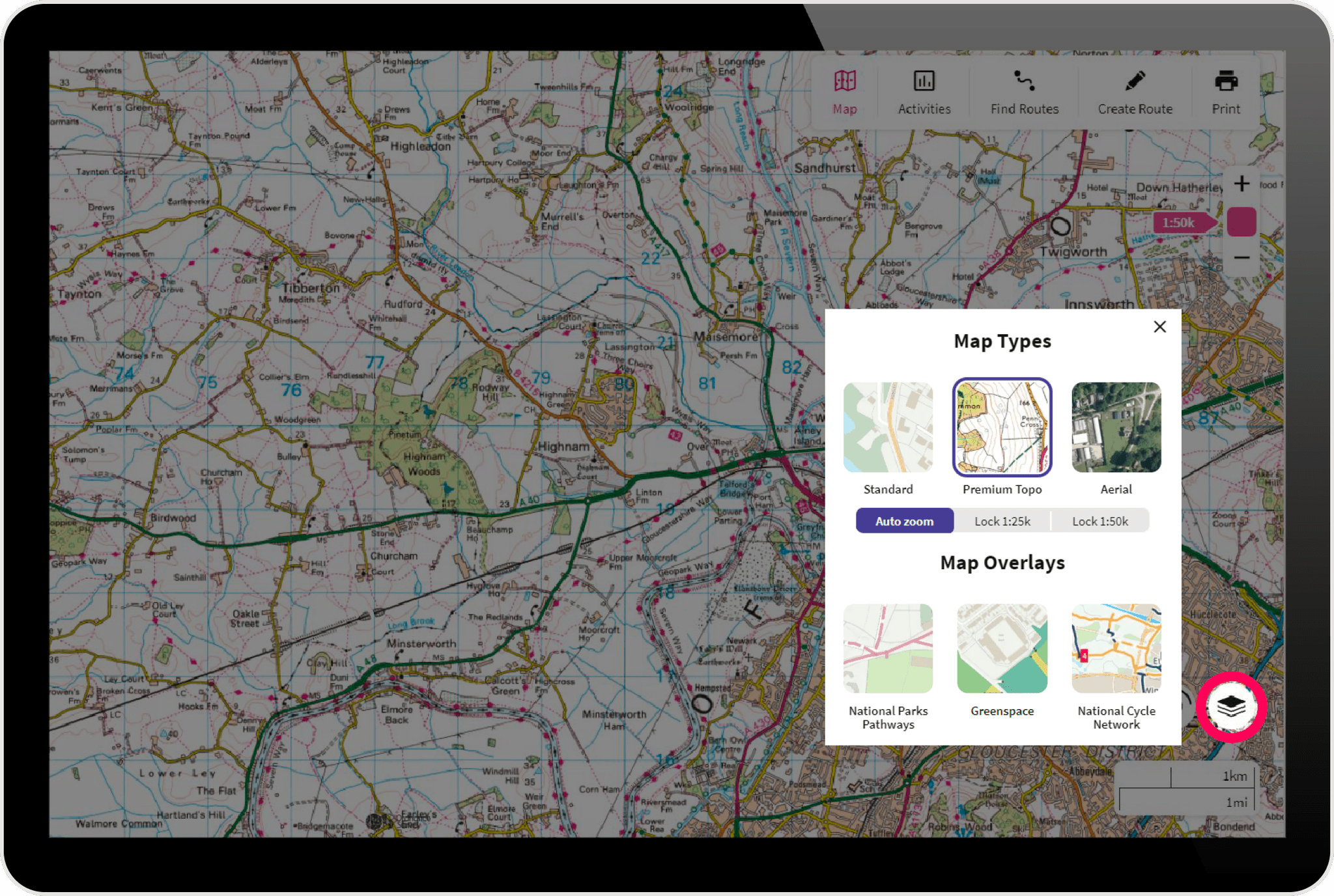 Online maps & routes for walking, cycling and running | OS Maps