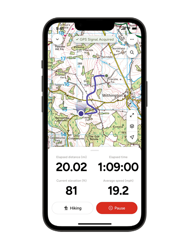 Online maps & routes for walking, cycling and running | OS Maps
