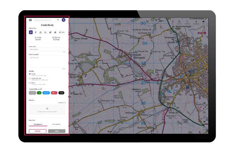 Online maps & routes for walking, cycling and running | OS Maps