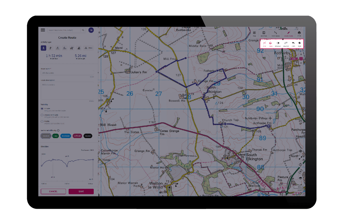 Online maps & routes for walking, cycling and running | OS Maps
