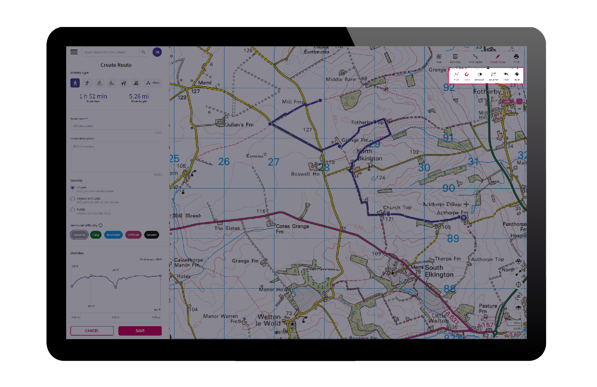 Online maps & routes for walking, cycling and running | OS Maps