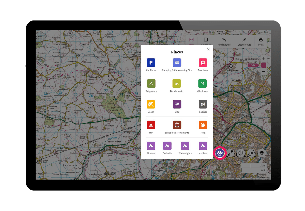 Online maps & routes for walking, cycling and running | OS Maps