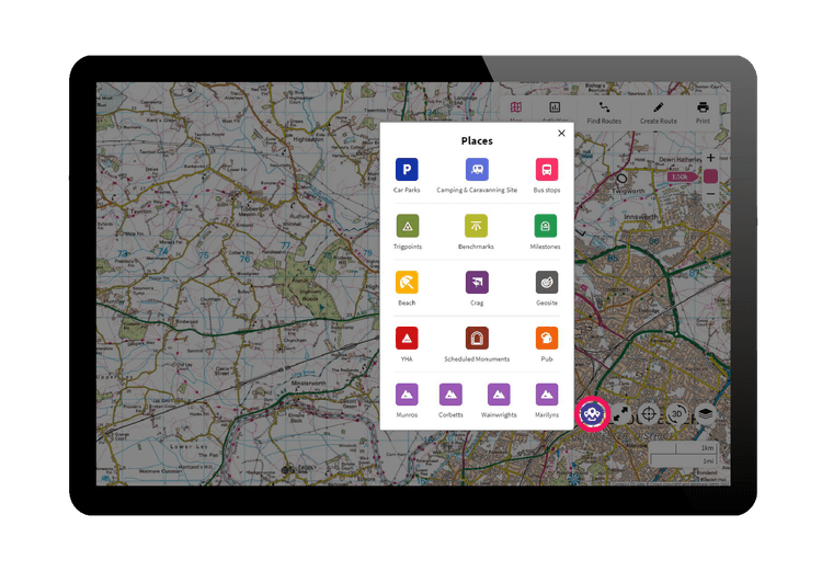 Online maps & routes for walking, cycling and running | OS Maps