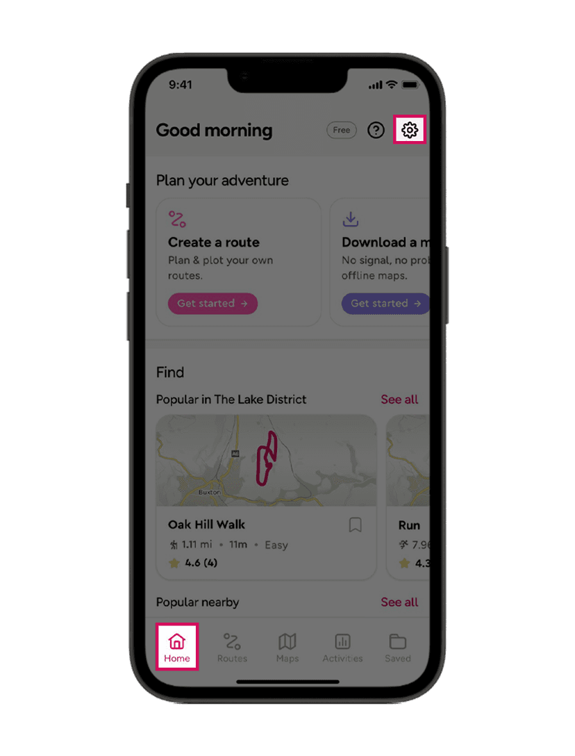 Online maps & routes for walking, cycling and running | OS Maps