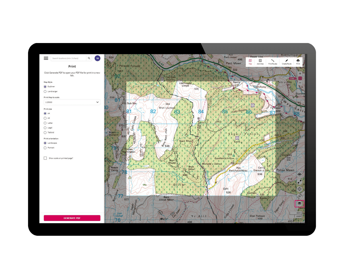 Online maps & routes for walking, cycling and running | OS Maps