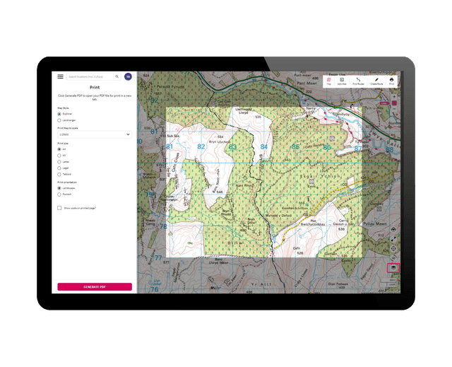 Printing Maps | Create Custom OS Maps to Print