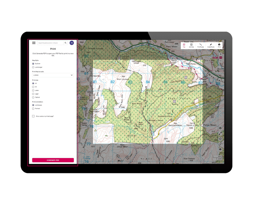 Printing Maps | Create Custom OS Maps to Print