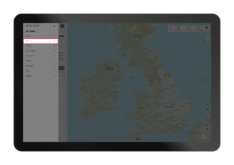 Using Pins | Mark & Save Locations in OS Maps
