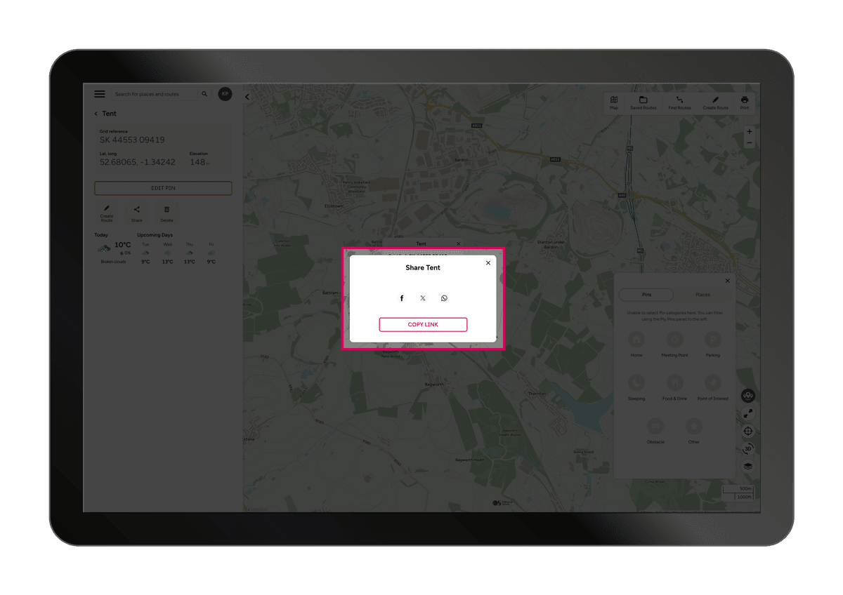 Online maps & routes for walking, cycling and running | OS Maps