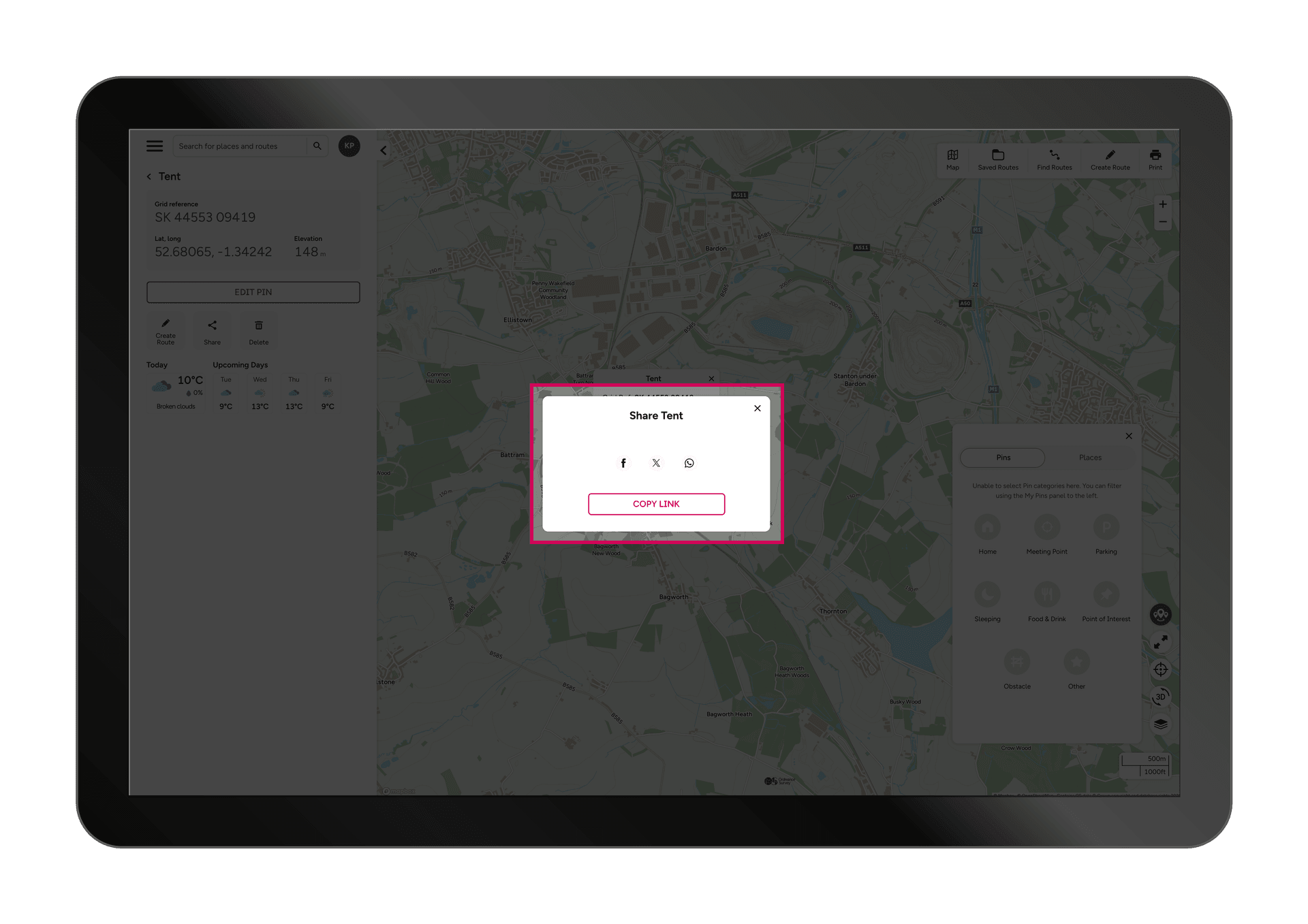 Online maps & routes for walking, cycling and running | OS Maps