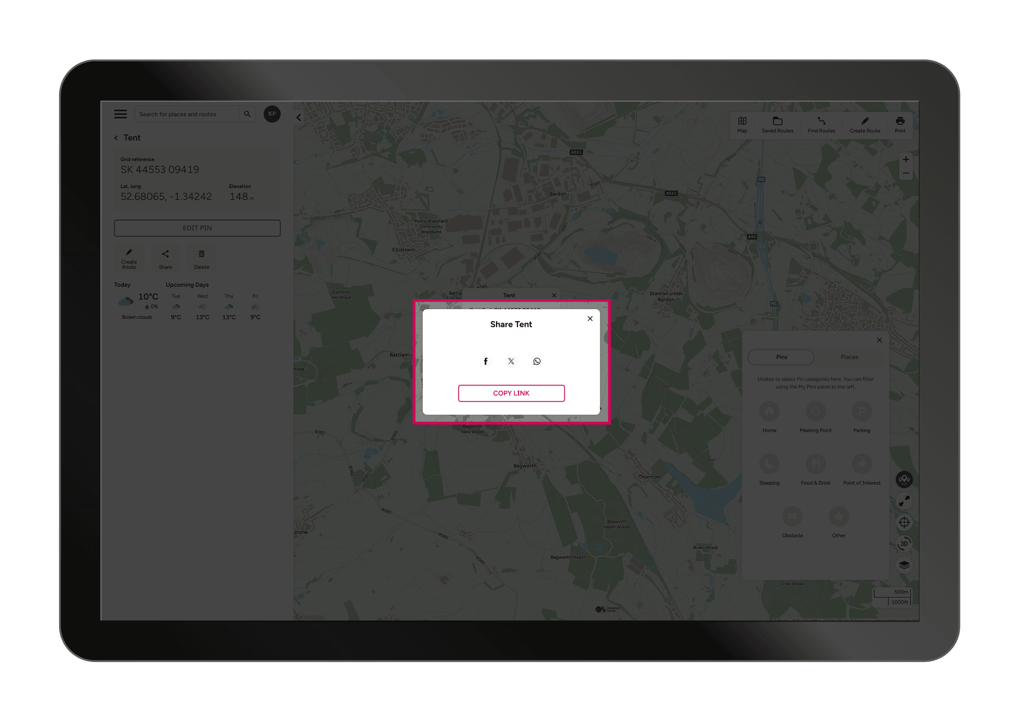 Online maps & routes for walking, cycling and running | OS Maps