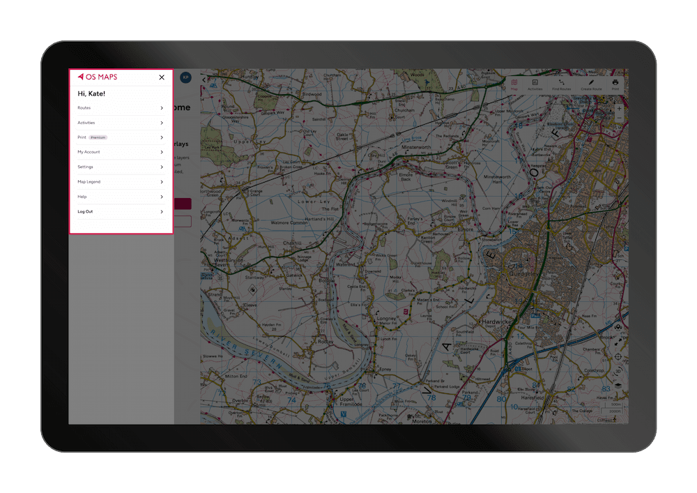 Online maps & routes for walking, cycling and running | OS Maps
