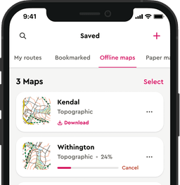 Online maps & routes for walking, cycling and running | OS Maps